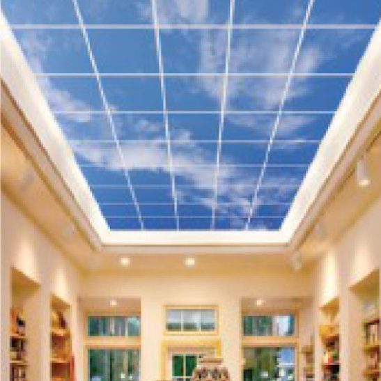 595x595 LED Sky Panel Ceiling Architectural Lighting Feature | Ultra ...
